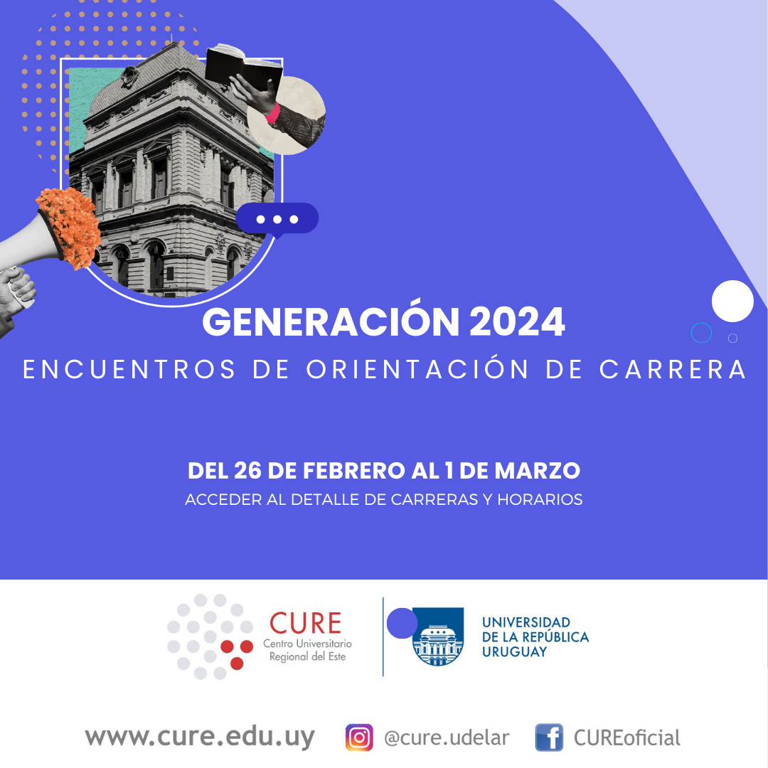 Generación 2024: del 26 de febrero al 1 de marzo se realizarán los encuentros de orientación de ...