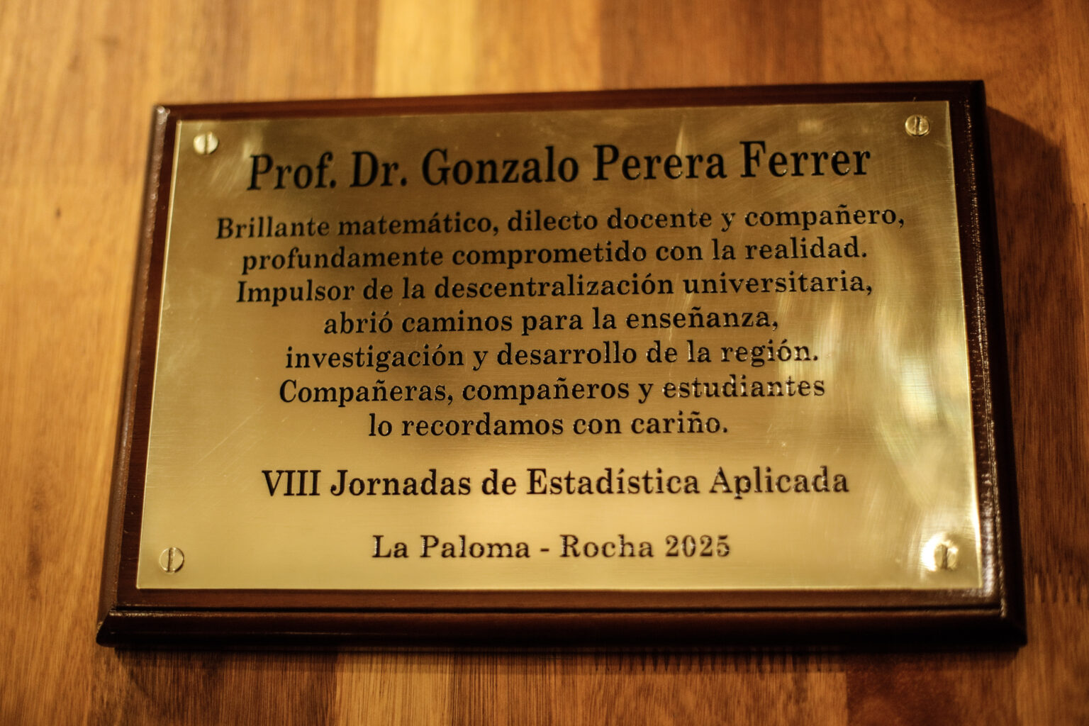 El CURE Rocha le rindió homenaje al Dr. Gonzalo Perera Ferrer – CURE